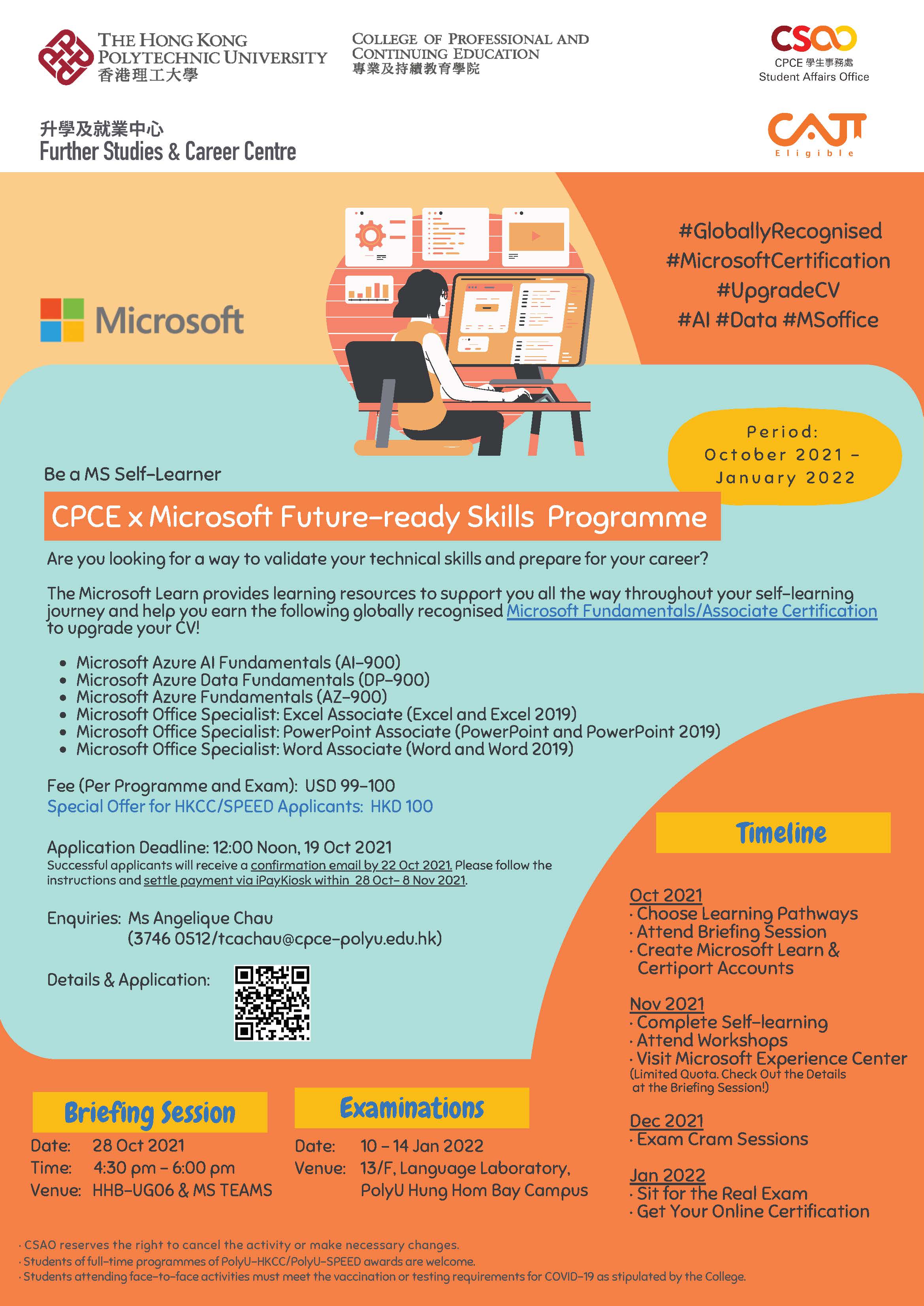 Student Affairs Office | CPCE - Latest Activities - CPCE x Microsoft ...