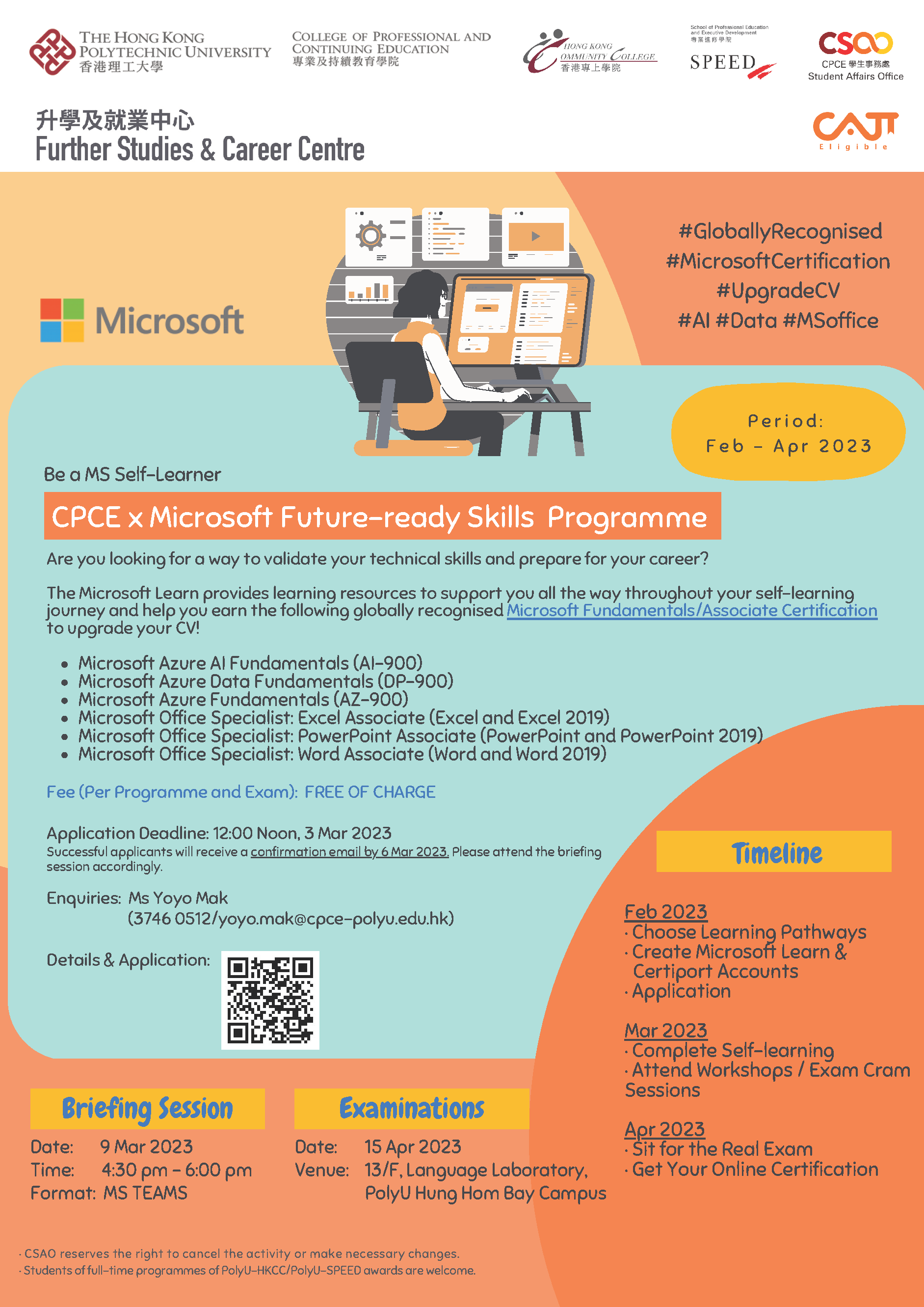 Student Affairs Office | CPCE - Latest Activities - CPCE x Microsoft ...